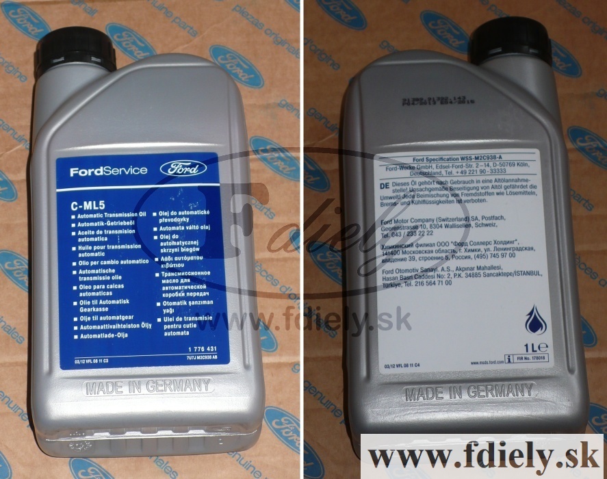 Olej posilovača riadenia ČERVENÝ - FORD | Oleje a kvapaliny |Fdiely.sk ...