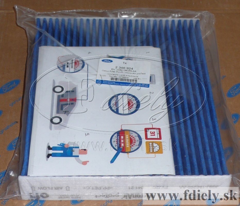 Peľový filter s aktívnym uhlím, MicronAir - FORD | Filtre diesel ...